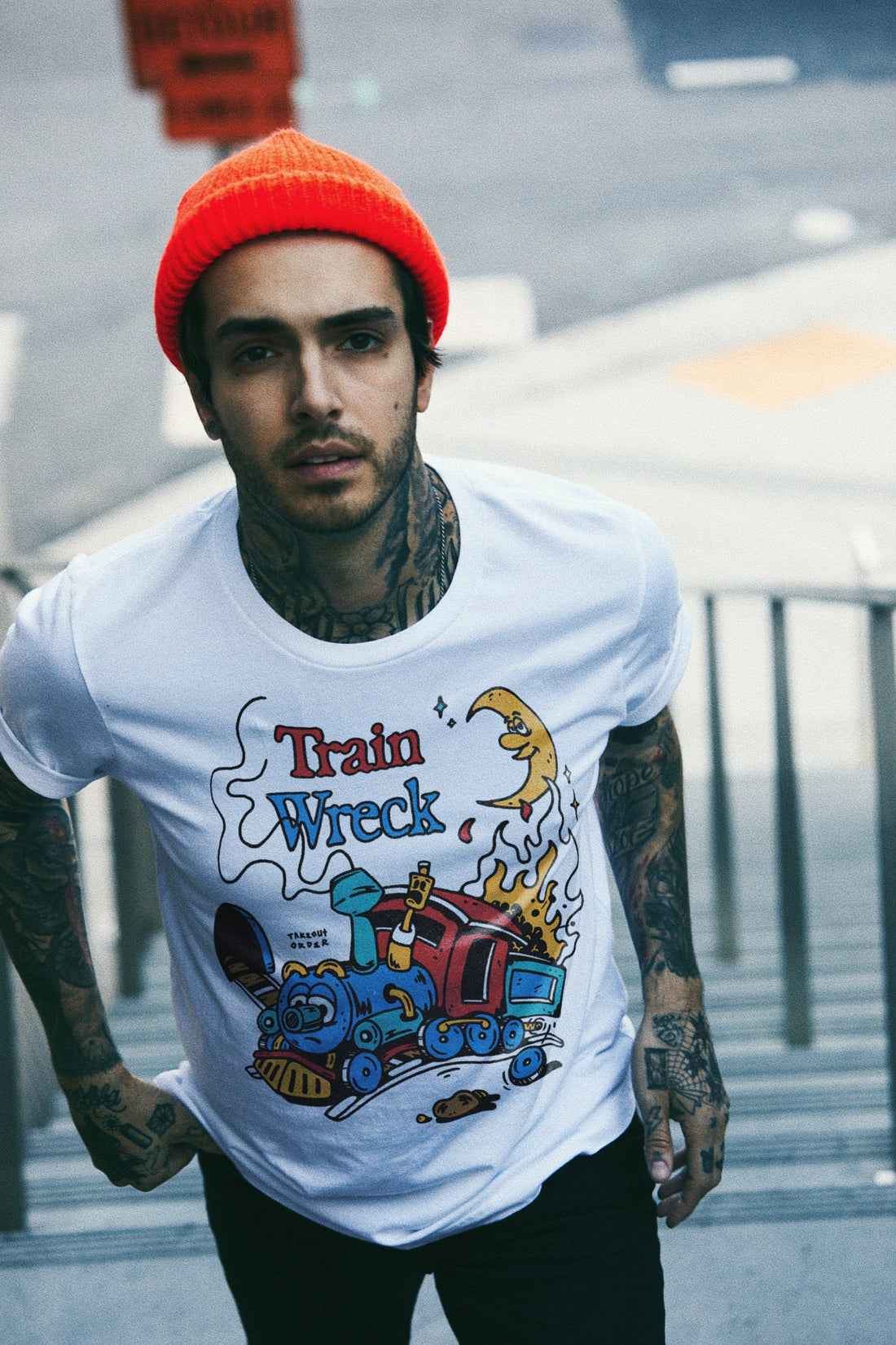 Train Wreck T-shirt – Takeout Order
